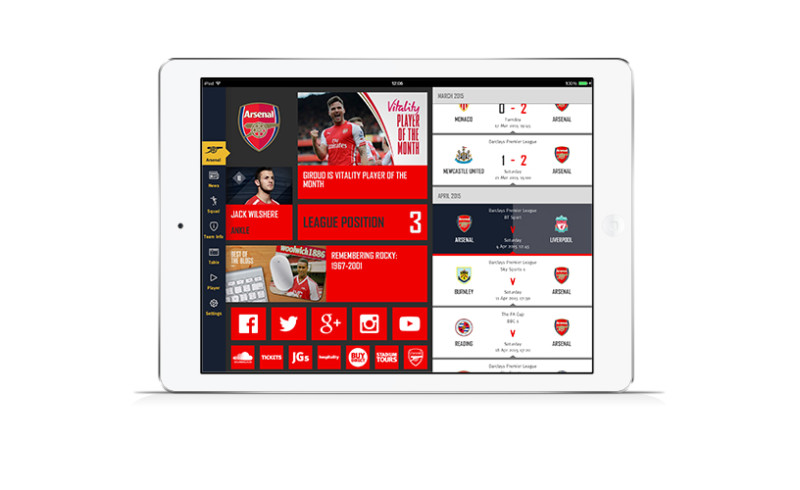 Arsenal Mobile Apps : Other Media